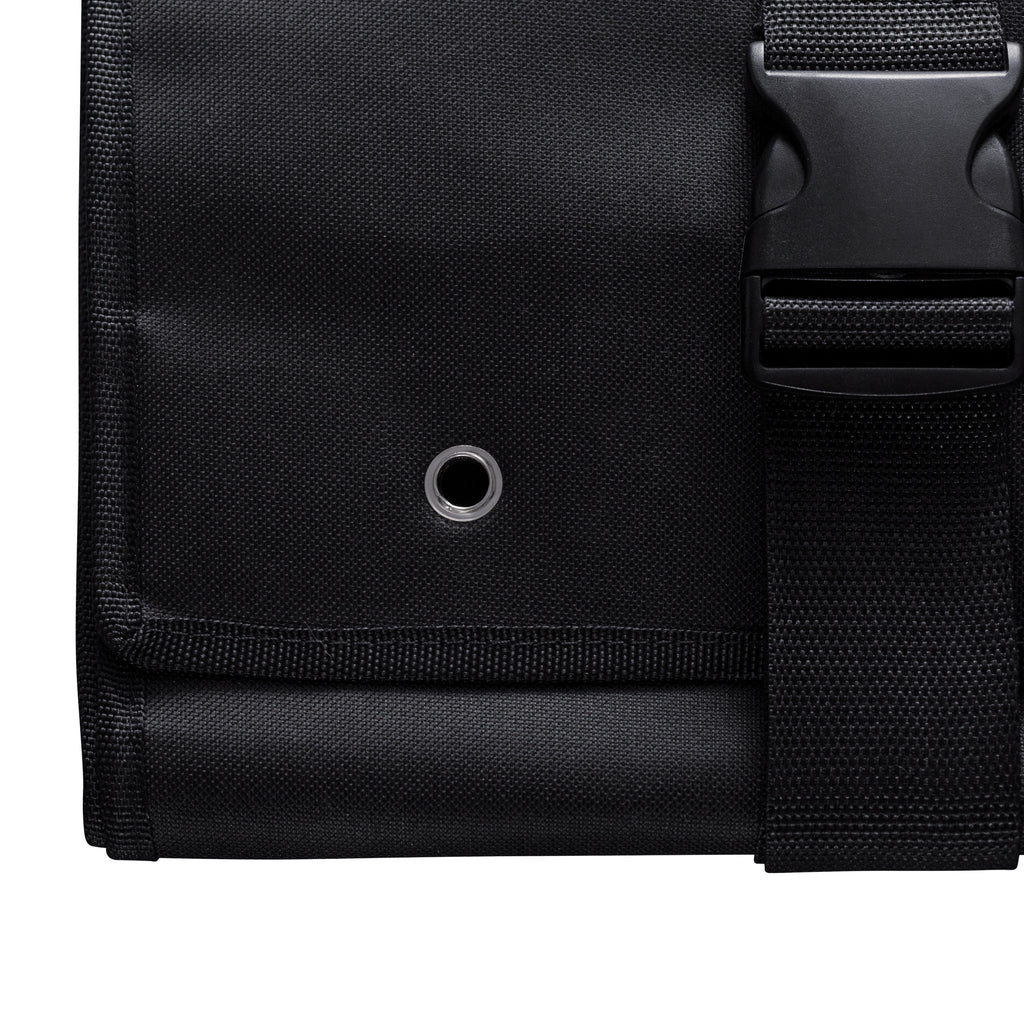Cable organiser and travel bag for musicians, 20 individual pockets fo ...